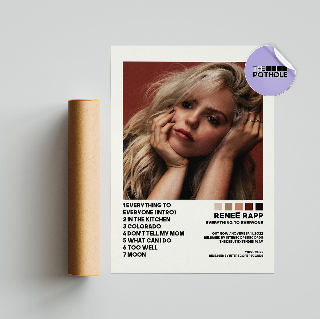 Reneé Rapp Posters / Everything to Everyone Poster / Album Cover Poster ...