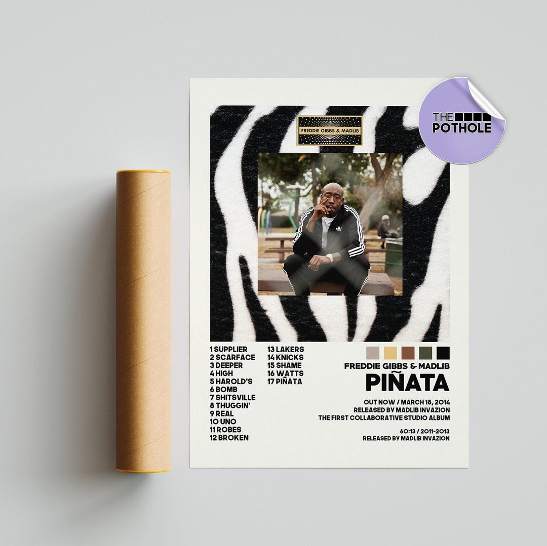 Freddie Gibbs & Madlib Album Posters / Pinata Poster, Album Cover ...