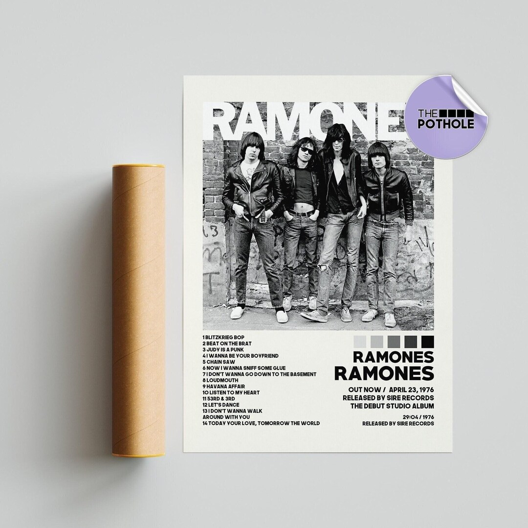Ramones Posters / Ramones Poster, Album Cover Poster, Poster Print Wall Art, Boston Album Cover ...