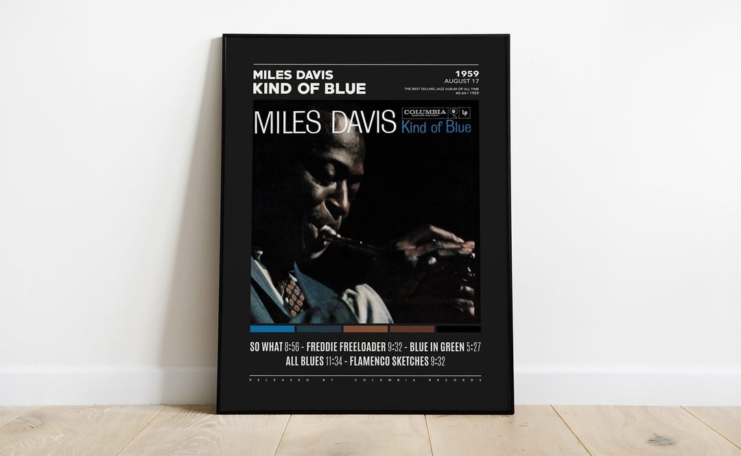 Miles Davis Posters / Kind of Blue Poster / Miles Davis, Kind of Blue ...