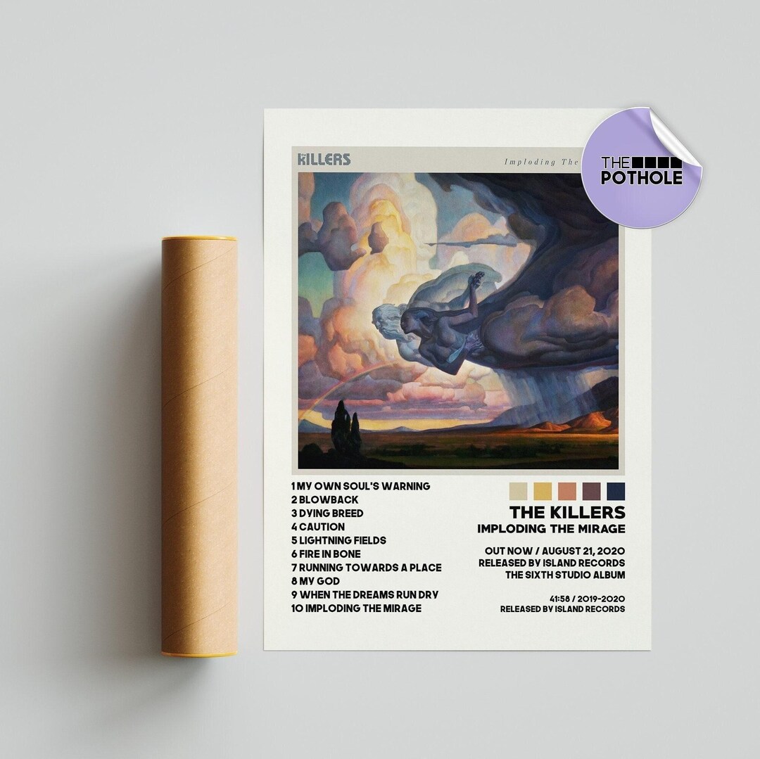 The Killers Posters / Imploding the Mirage Poster / Album Cover Poster, Print Wall Art, Custom ...