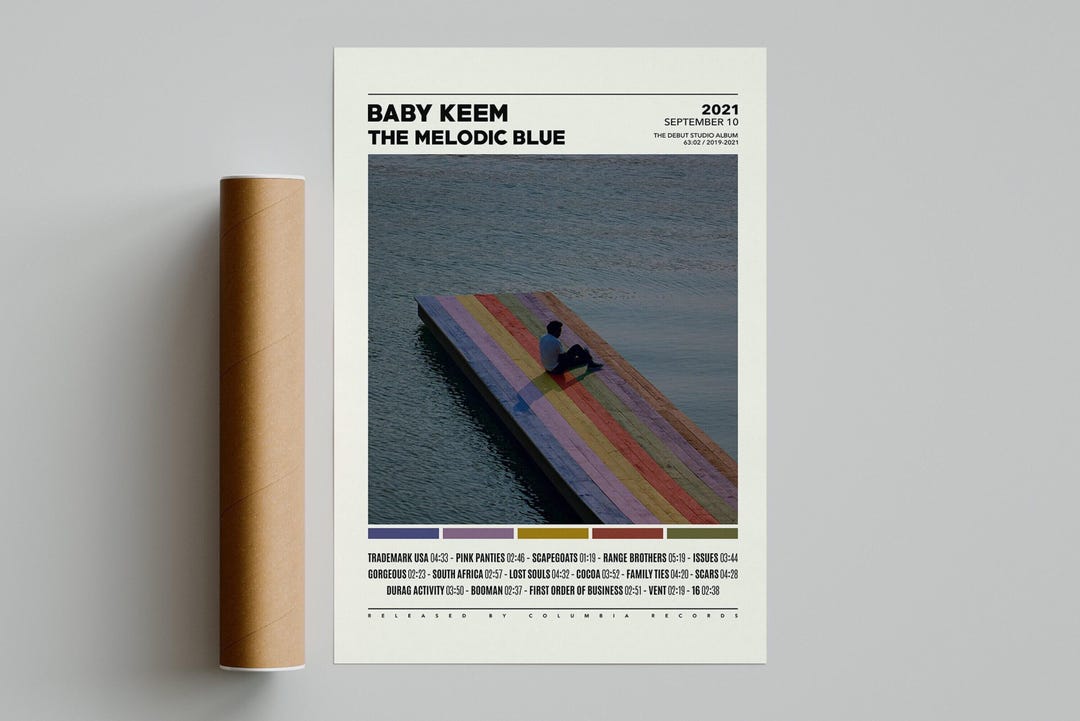 Baby Keem Posters / the Melodic Blue Poster / Baby Keem, the Melodic ...