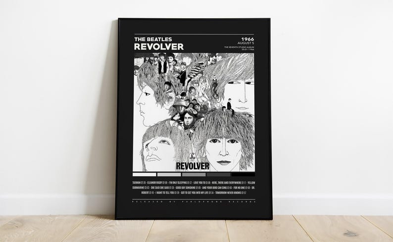The Beatles Posters / Revolver Poster / the Beatles, Revolver, Album ...