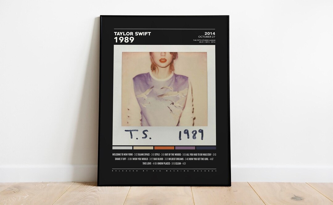 Taylor Swift Posters / 1989 Poster / Album Cover Poster, Poster Print ...