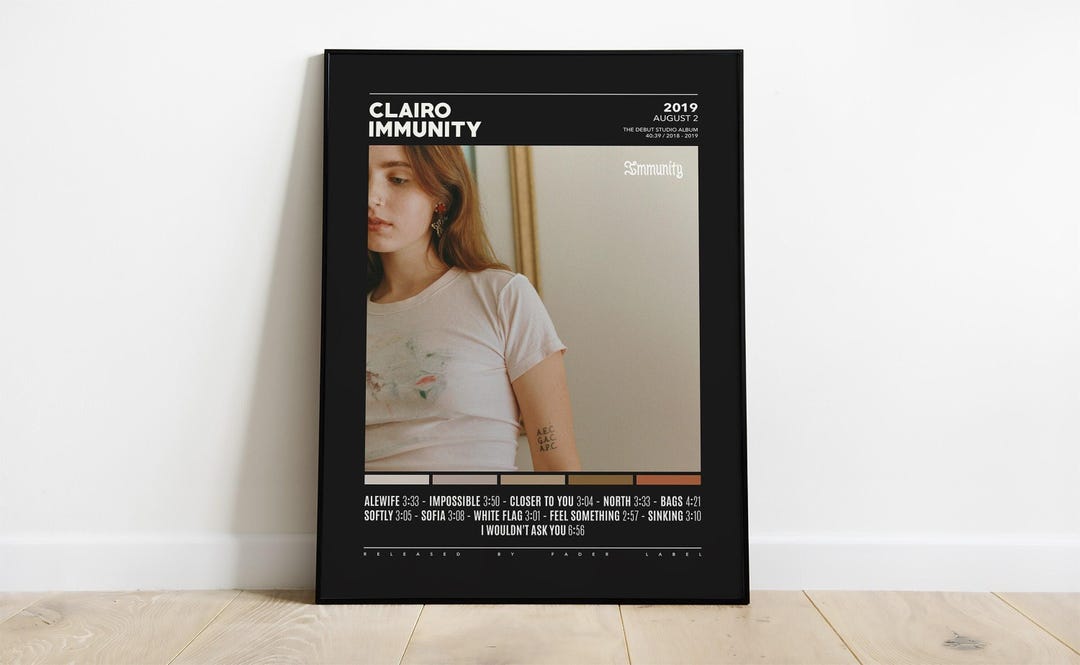Clairo Posters / Immunity Poster / Album Cover Poster / Poster Print ...