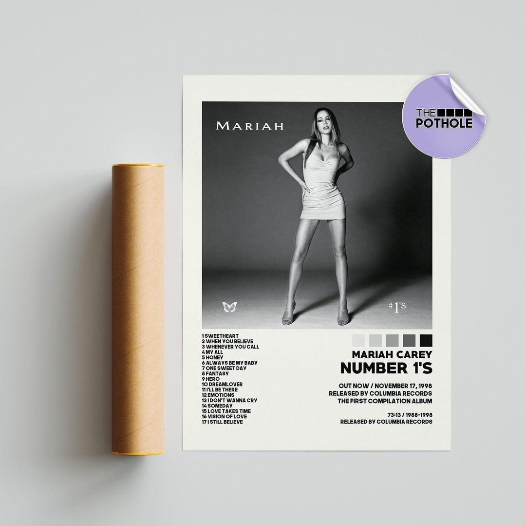 Mariah Carey Posters / Number 1s Poster / Mariah Carey Number 1s ...