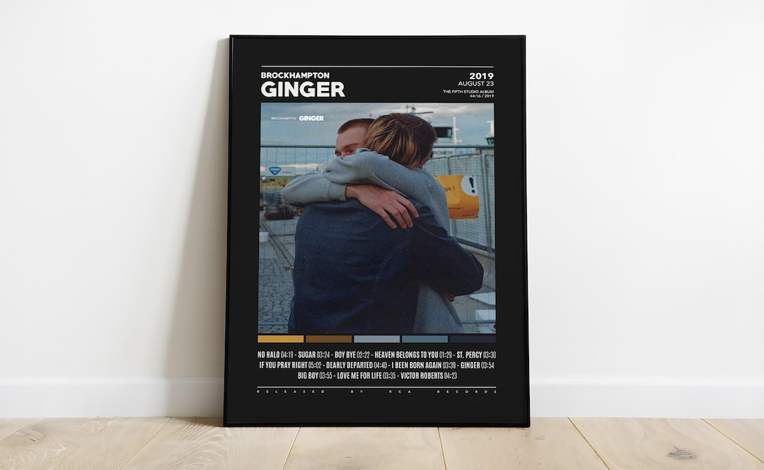 Brockhampton Posters / Ginger Poster, Tracklist Album Cover Poster ...