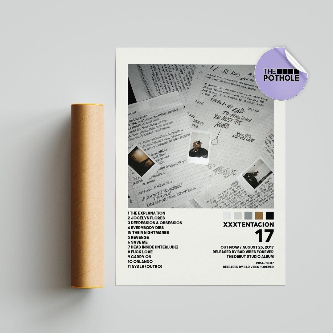 Xxxtentacion-posters / 17-poster / Young Thug, Punk / albumcover-poster ...