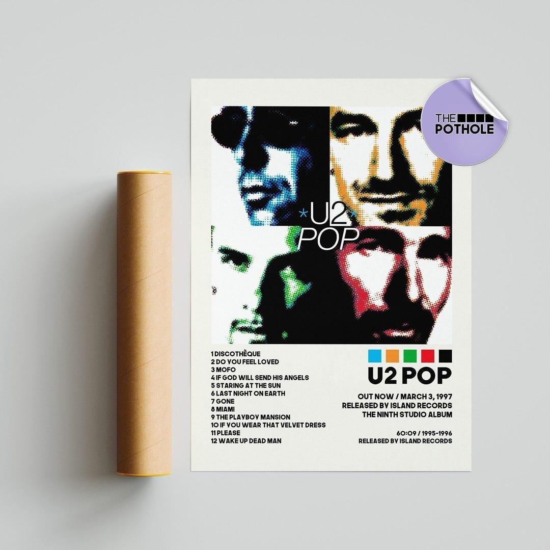 U2 Posters / Pop Poster / U2, the Joshua Tree, Album Cover Poster ...
