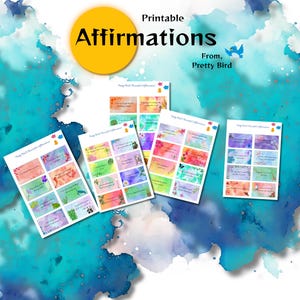 40 Printable Affirmation Cards | Instant Download | Positive Daily ...