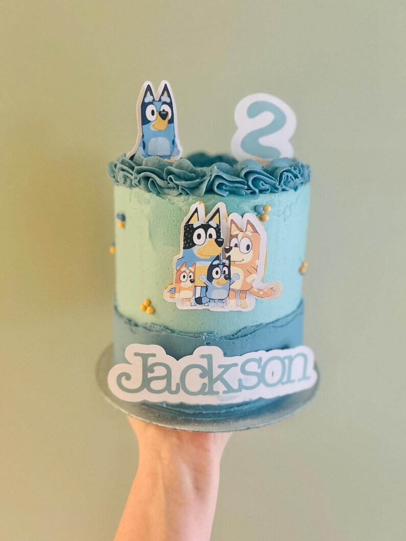 Bluey Cake Topper - Etsy