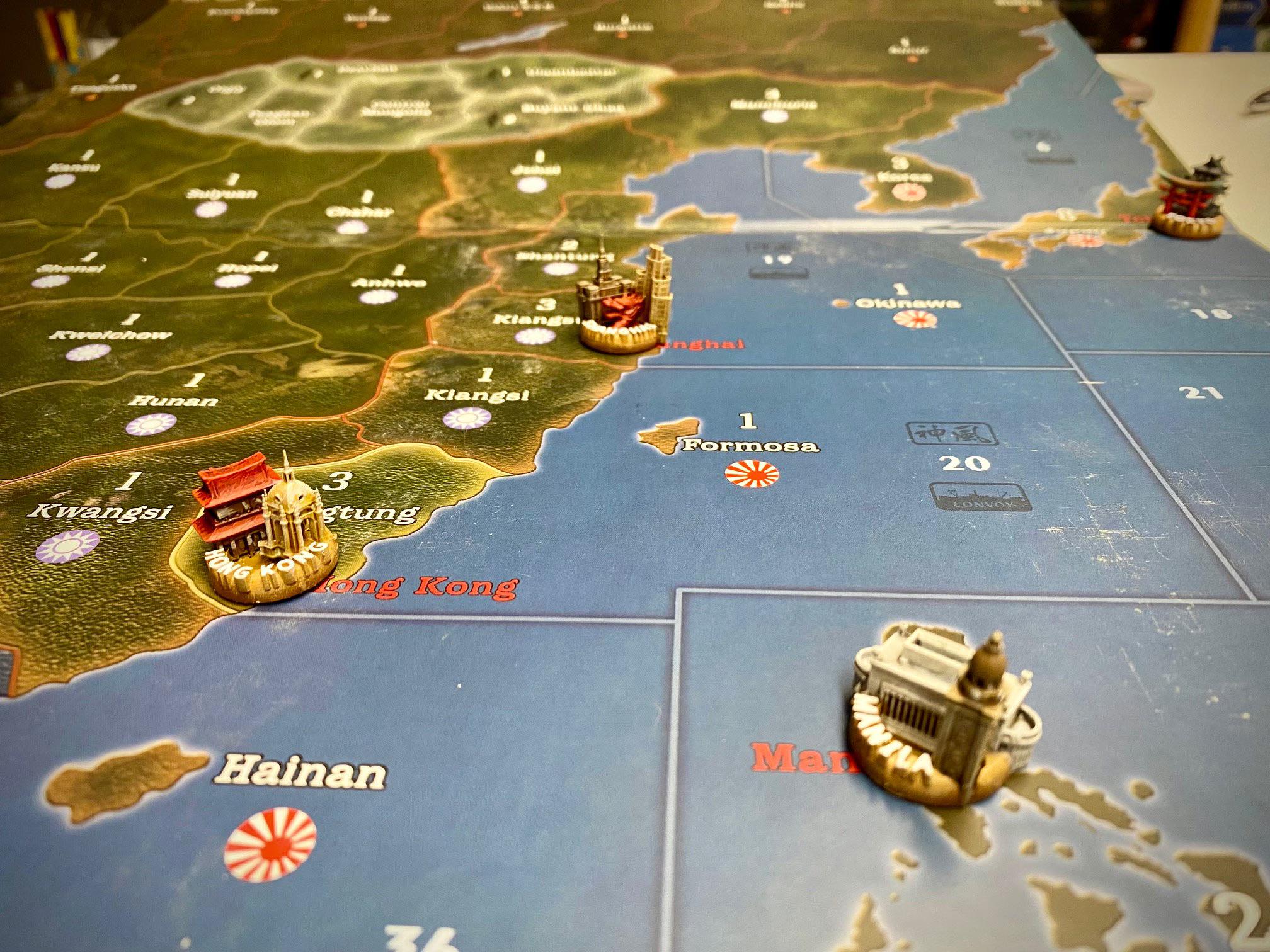 City Miniature Set Compatible With Axis & Allies Pacific 1940 (8 ...