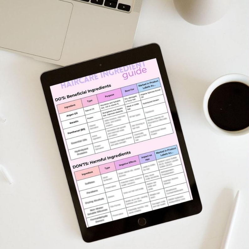 Do's and Don'ts in Haircare | Downloadable Haircare Beauty Cheat Sheet ...