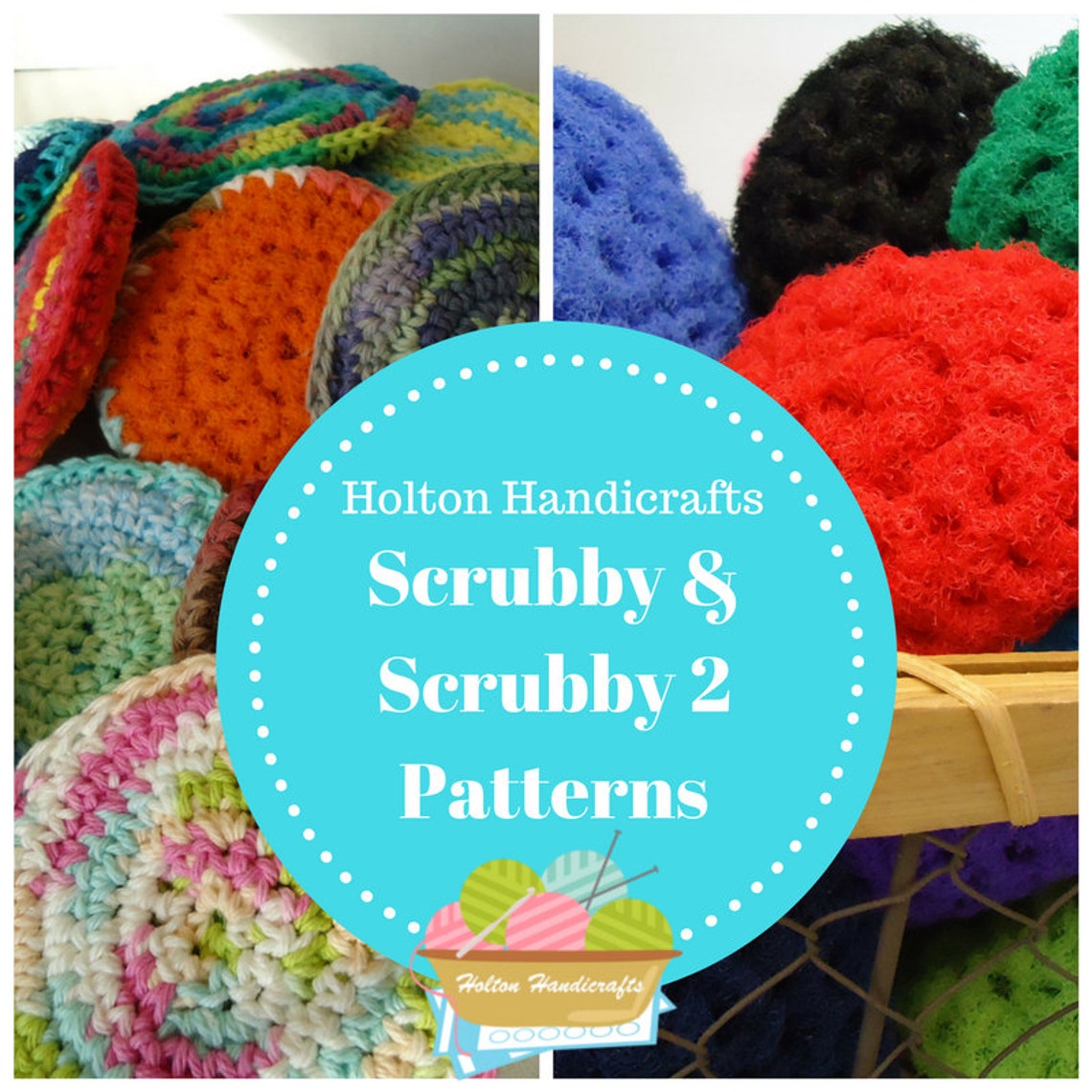 Scrubbie Pattern Two Pack - Scrubbie & Scrubbie 2 Patterns in One ...