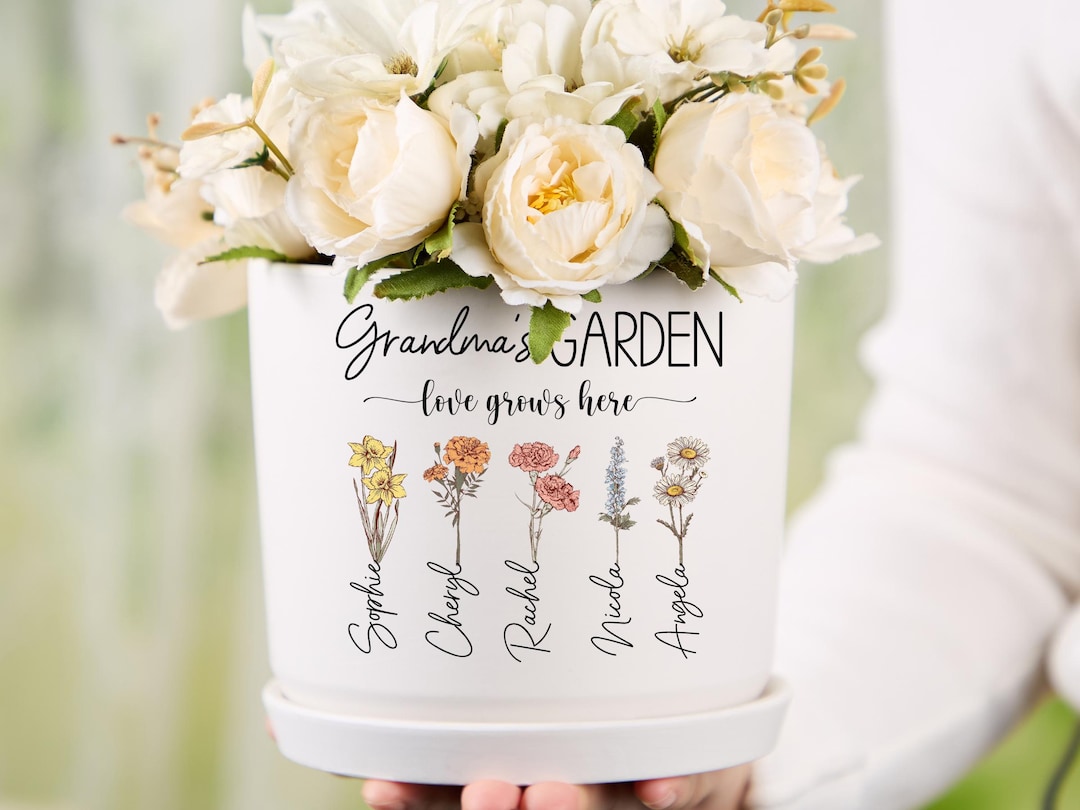 Custom Mom Flower Pot,mother's Day Gift for Mom Gifts From Daughter ...