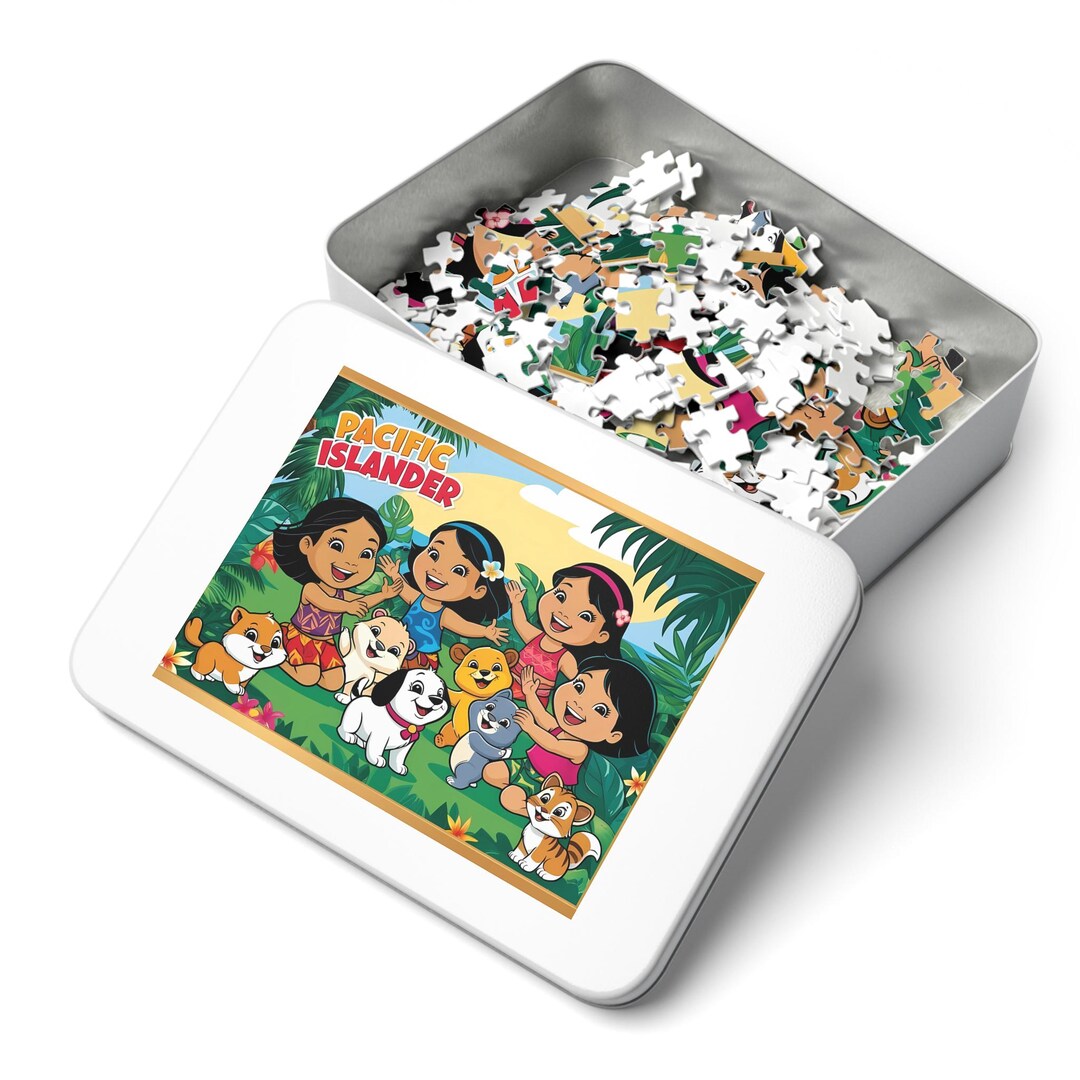 Pacific Islander and Animals Puzzle for Kids - Etsy