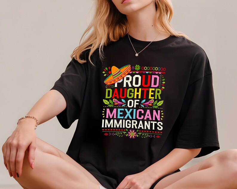 Proud Daughter of Mexican Immigrants SVG, Colorful Heritage Design ...