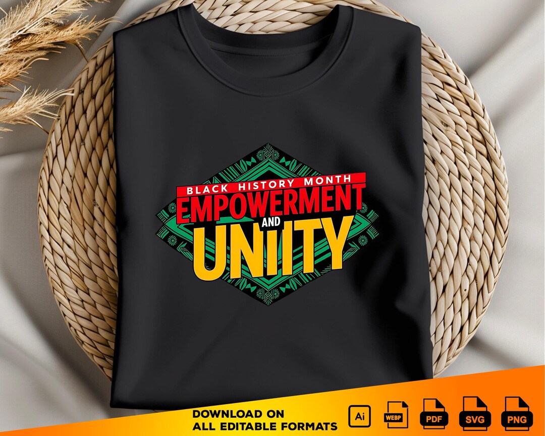 Black History Month SVG Bundle, African American Design Set for T ...