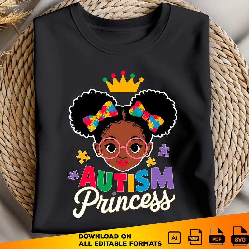 Afro Princess Svg - Etsy