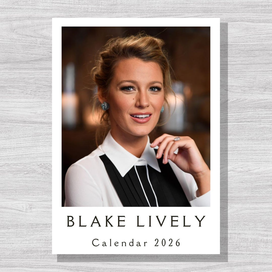 Blake Lively 2026 Calendar - Etsy
