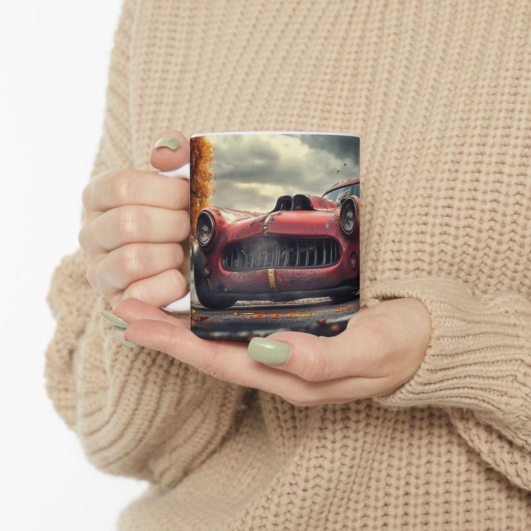 Car 3D Ceramic Mug, Moving Effect Coffee Cup, 11oz 15oz Novelty Gift ...