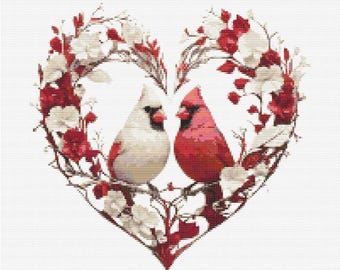 Colorful Tree of Life Cross Stitch Pattern Home Decor Gift Modern Heart ...