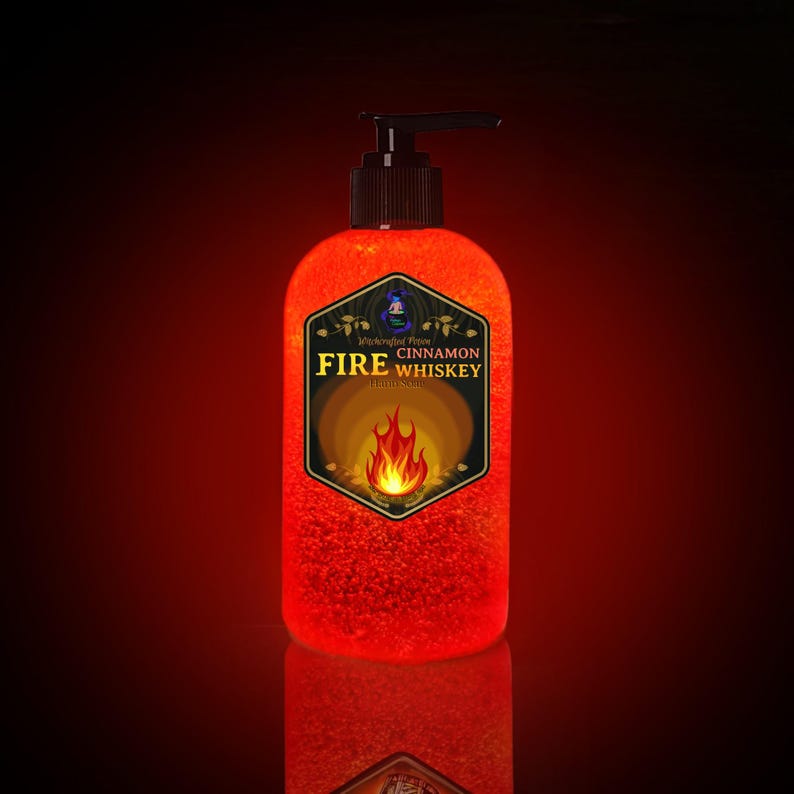 Body Wash FIREWHISKEY Scented in Cinnamon Hot Pepper Fireball Shower ...