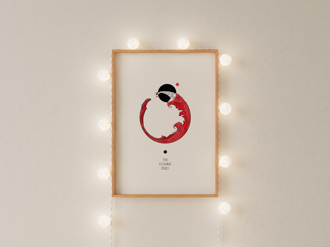 Enso Wall Art, Minimal Wall Art, Symbol Wall Art Print, Digital Print ...