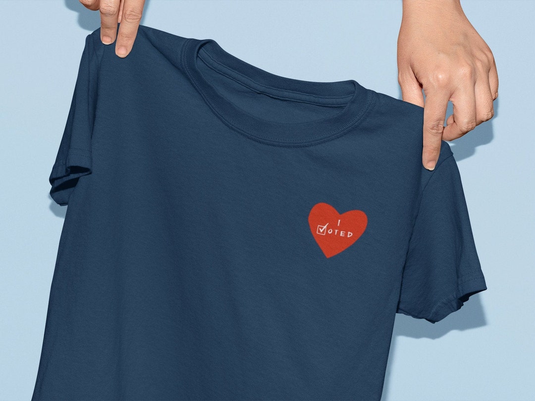 I VOTED Heart Tee . 2020 Election and All Future Elections - Etsy