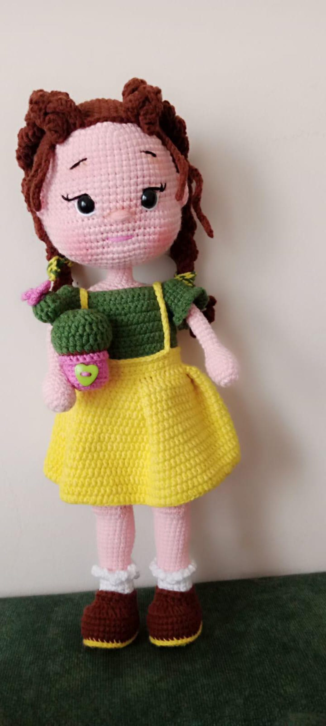 Handmade Amigurumi Kız Bebek - Crochet Baby Girl Doll - Cute Baby Girl ...