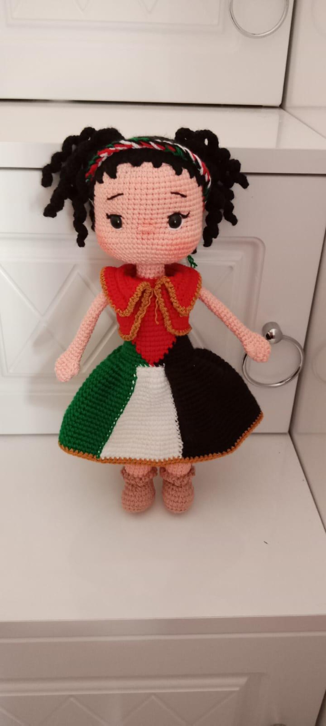 Handmade Amigurumi Palestinian Baby Doll, Soft Crochet Palestinian Toy ...