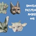 Therian-style Cardboard and Felt/fleece Masks!!! for Furries,therians ...