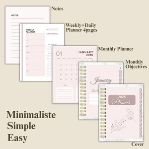 2025 Digital Planner, 2025 Digital Planner Templates, iPad Digital ...