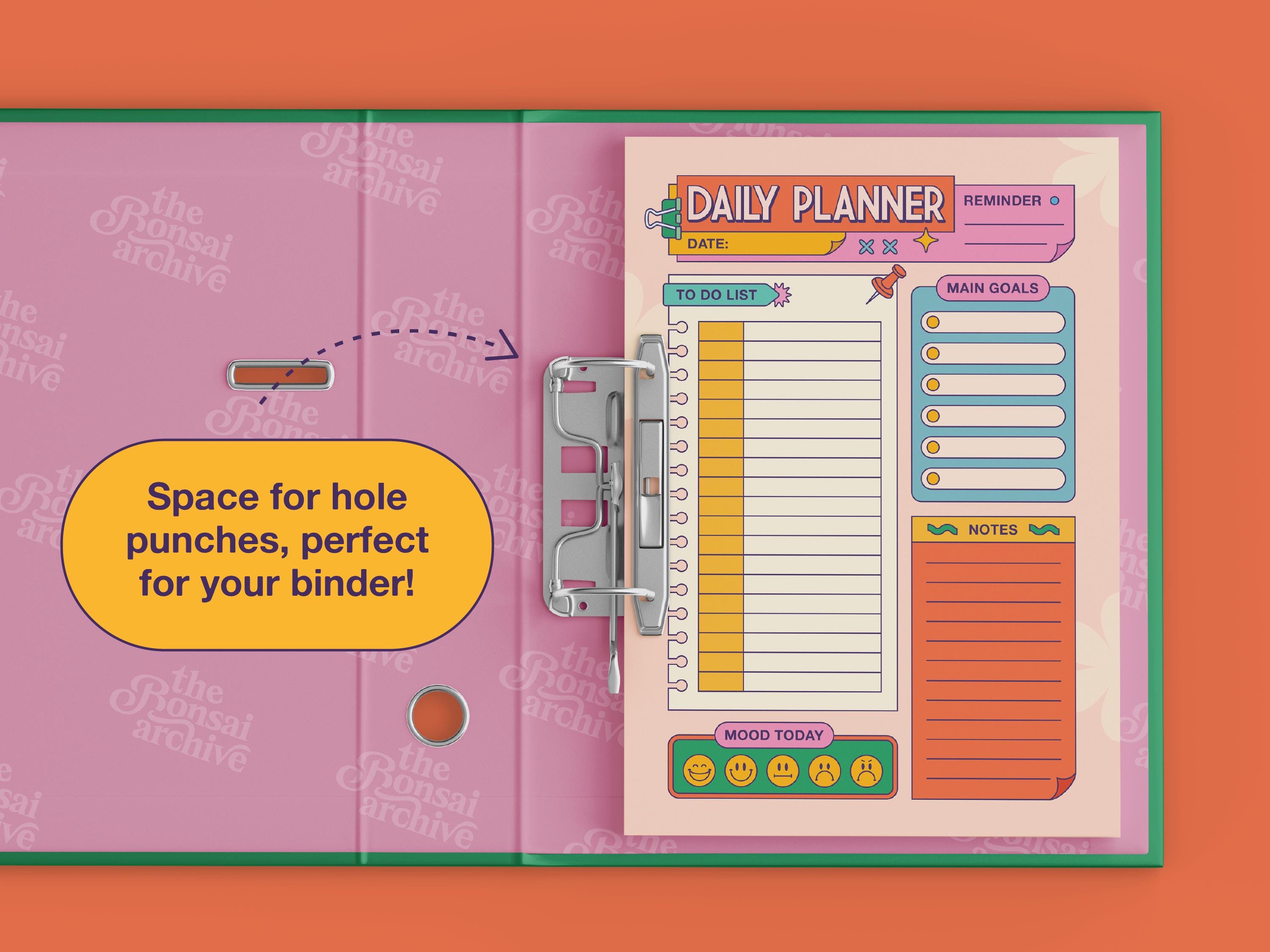 Retro Pop Vibes Printable Daily, Weekly, & Monthly Planner Set | Groovy ...