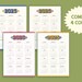 2025 Printable Retro Yearly Calendar Minimalist A3, A4, A5, Letter 4 ...