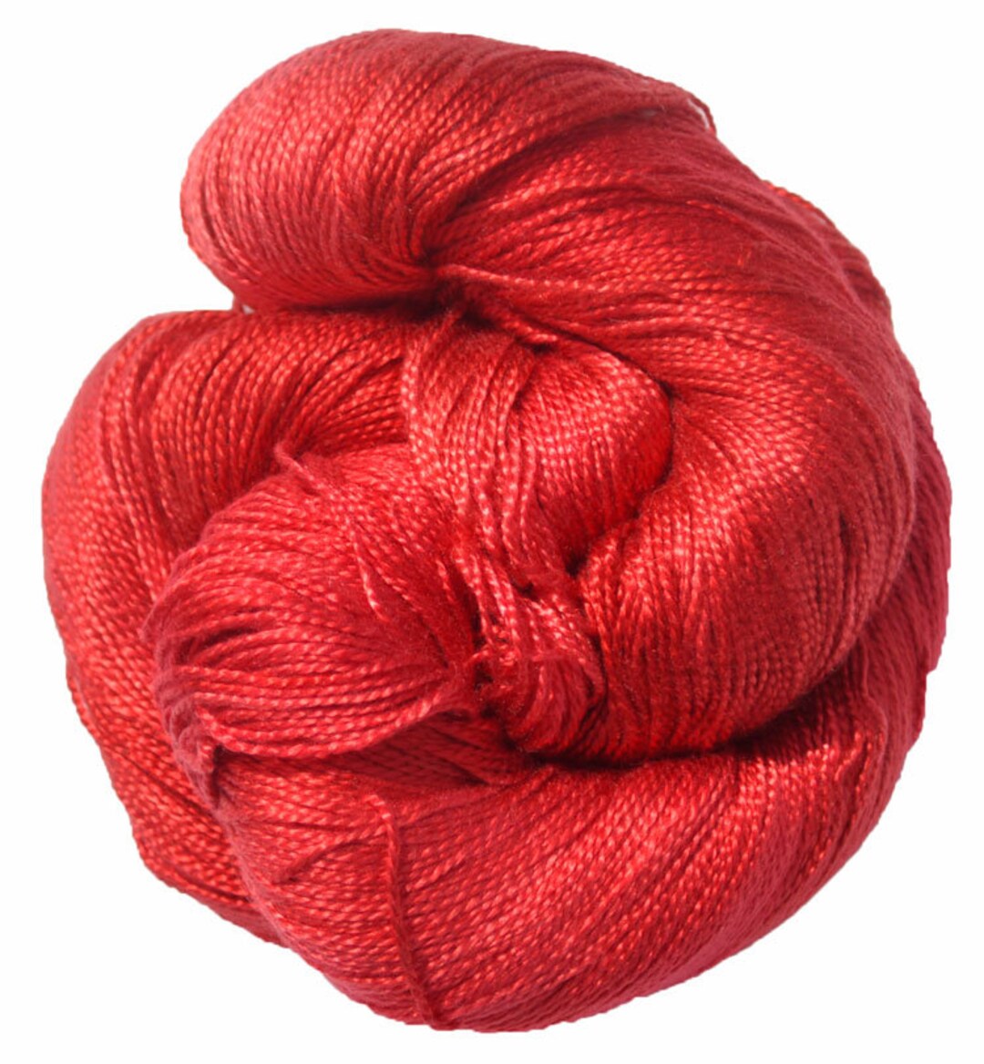 Neon Red - Dryad 100% Tencel Hand Dyed 5/2 Yarn 545 Yards - Etsy