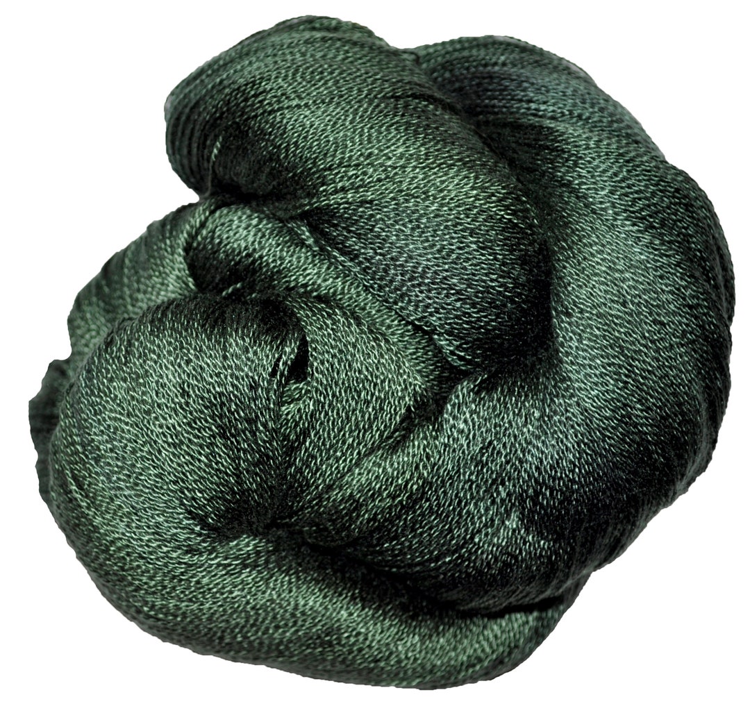 Blue Spruce - Dryad 100% 10/2 Tencel Hand Painted Yarn 4 Oz, 1,090 ...