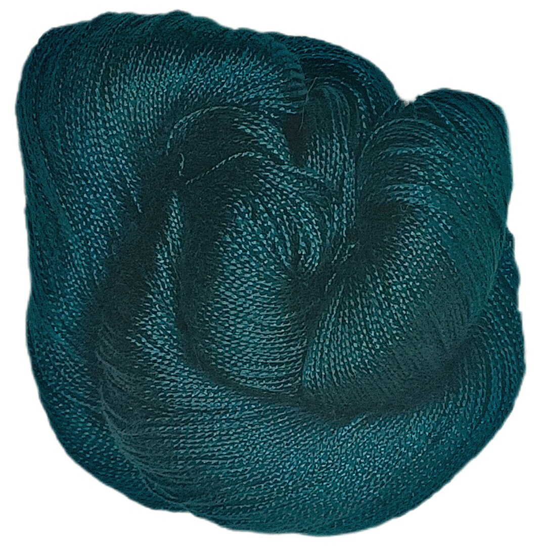 True Teal - Dryad 100% Hand Dyed 5/2 Yarn 545 Yards - Etsy