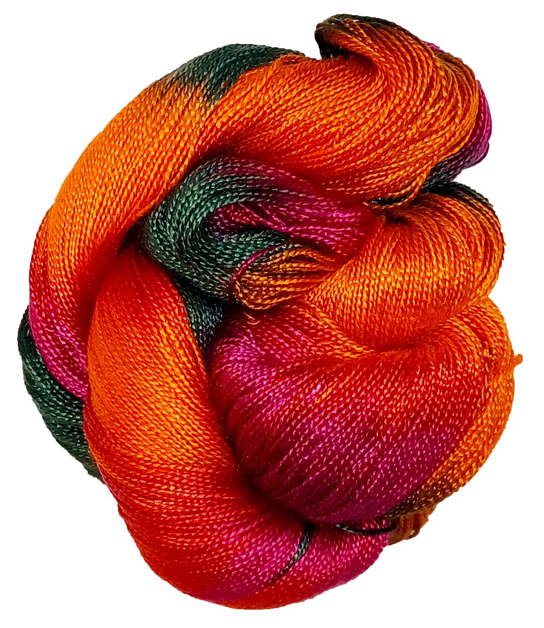 Tropical Dryad 100% Tencel Hand Painted 5/2 Yarn 545 Yards - Etsy