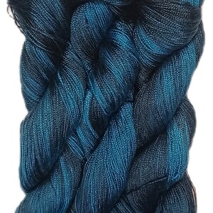 Dark Pacific Blue - Dryad 100% Tencel Hand Dyed 5/2 Yarn 545 Yards - Etsy