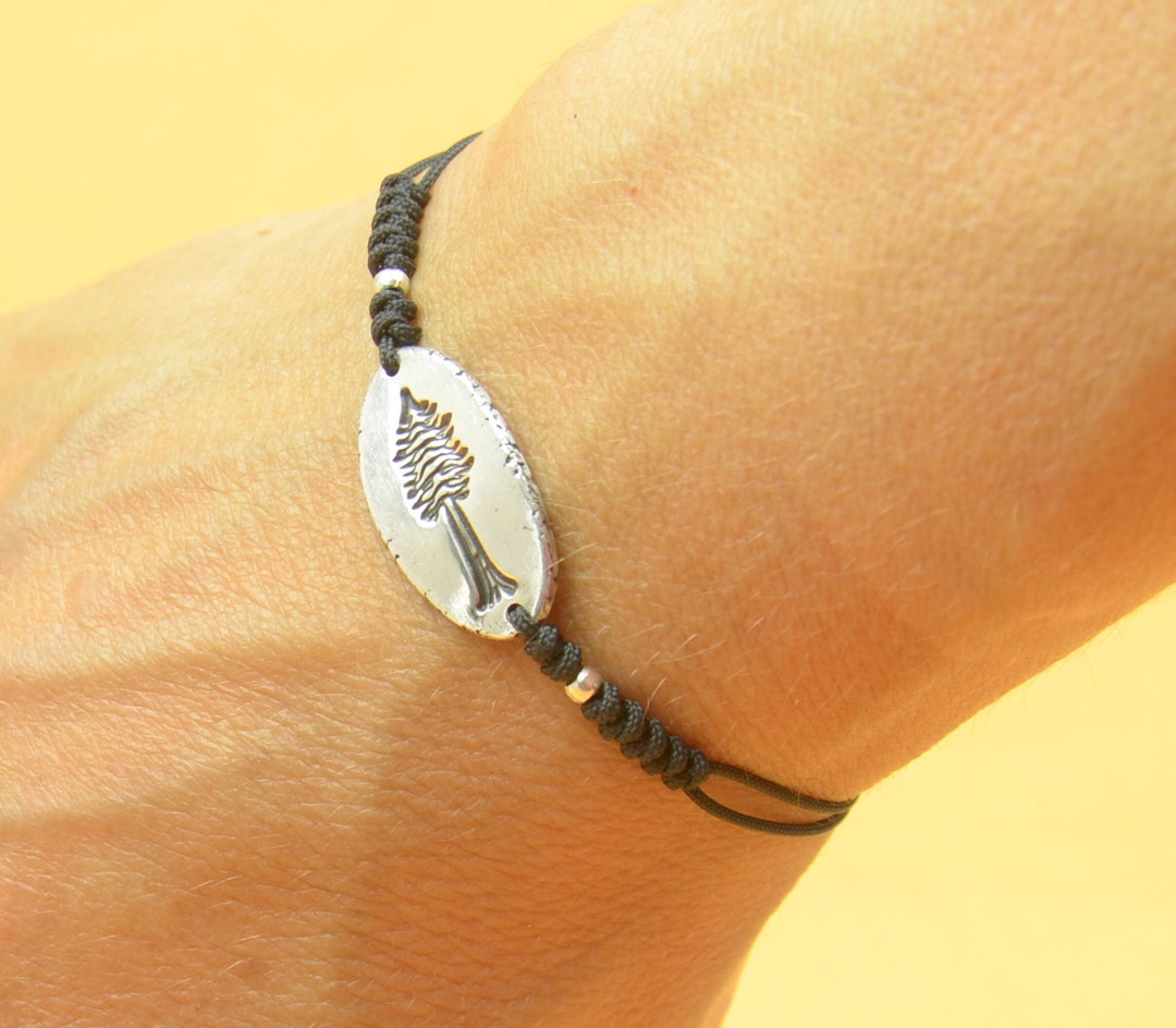 Sterling Silver Giant Redwood Sequoia Bracelet.mens Gift.tree of Life ...