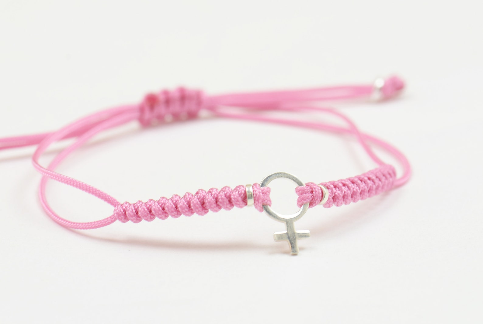 Sterling silver women symbol sign bracelet.Sterling silver | Etsy