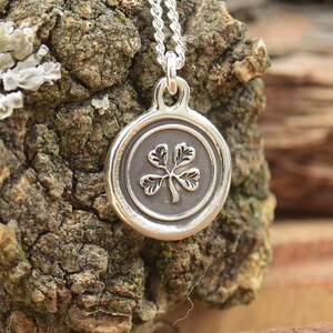 Sterling Silver Four Leaf Clover Pendant.handmade Piece.mystery,magic ...