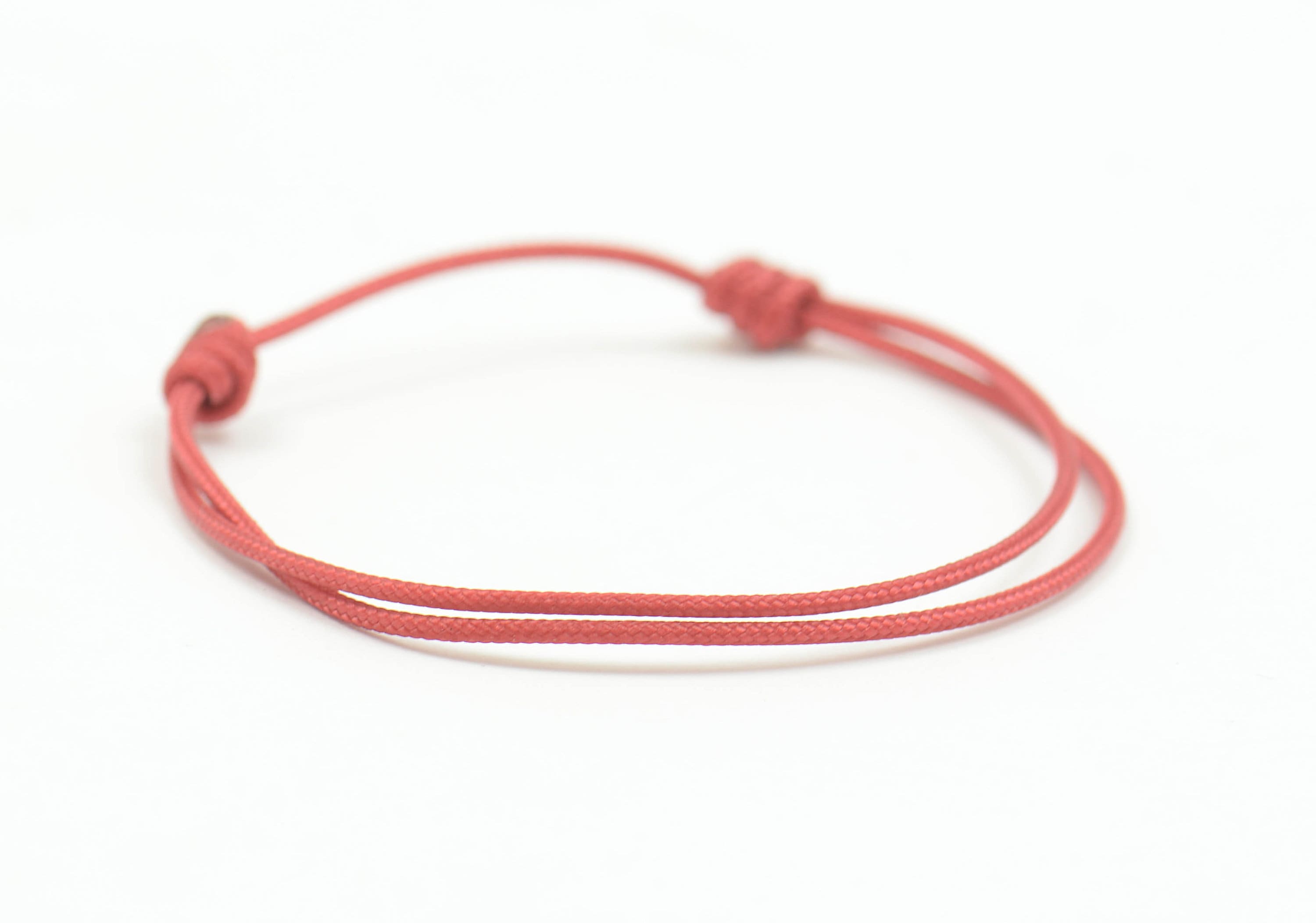 Bracelet Mens Brown Cord Bracelet Adjustable String Nylon | Etsy