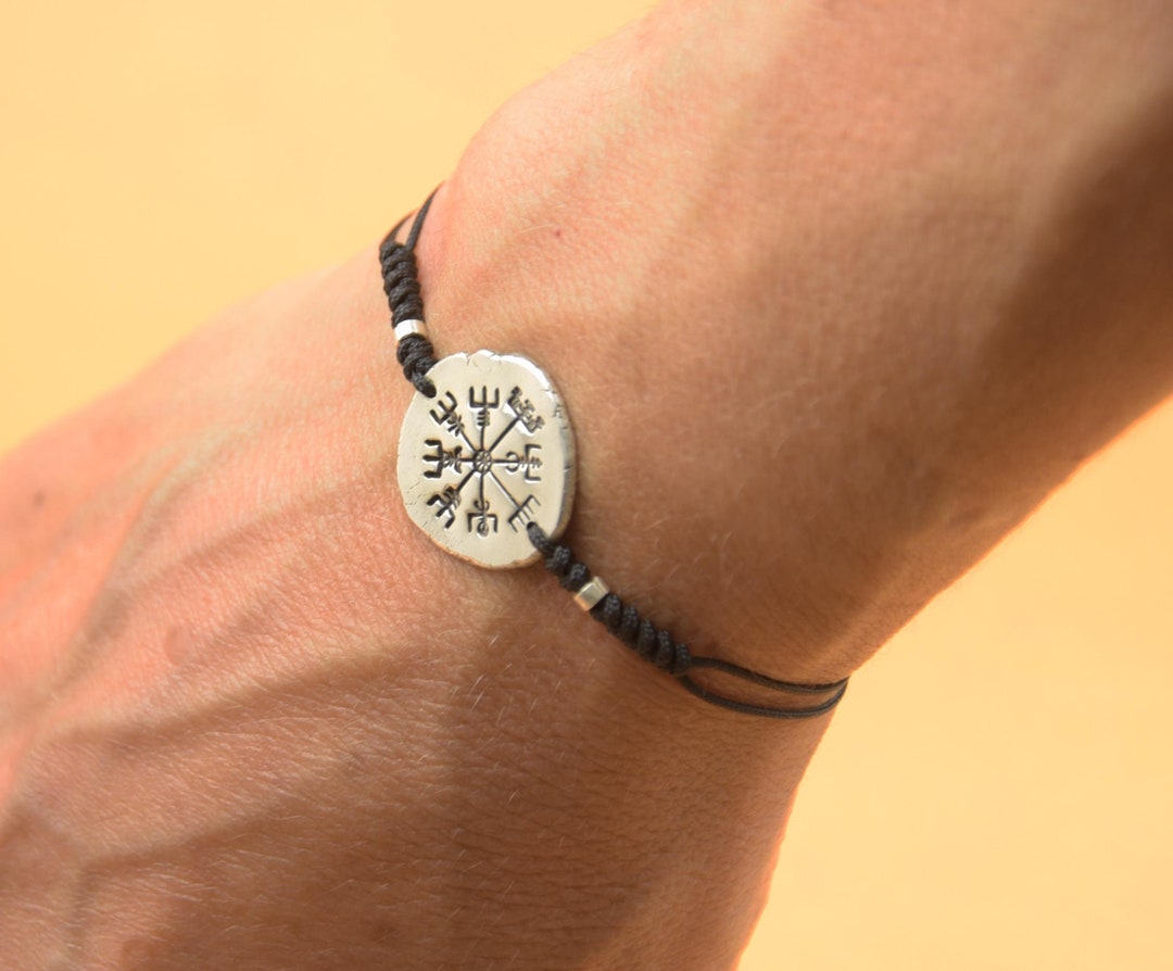 Celtic Compass Vegvisir Viking Bracelet From Huld Manuscript ...