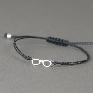 Sterling Silver Glasses Bracelet - Etsy