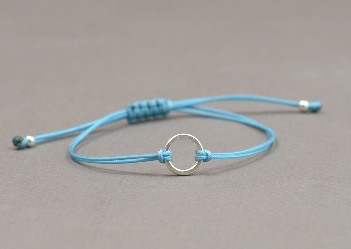 Sterling Silver Karma Bracelet . Friendship .wedding. - Etsy