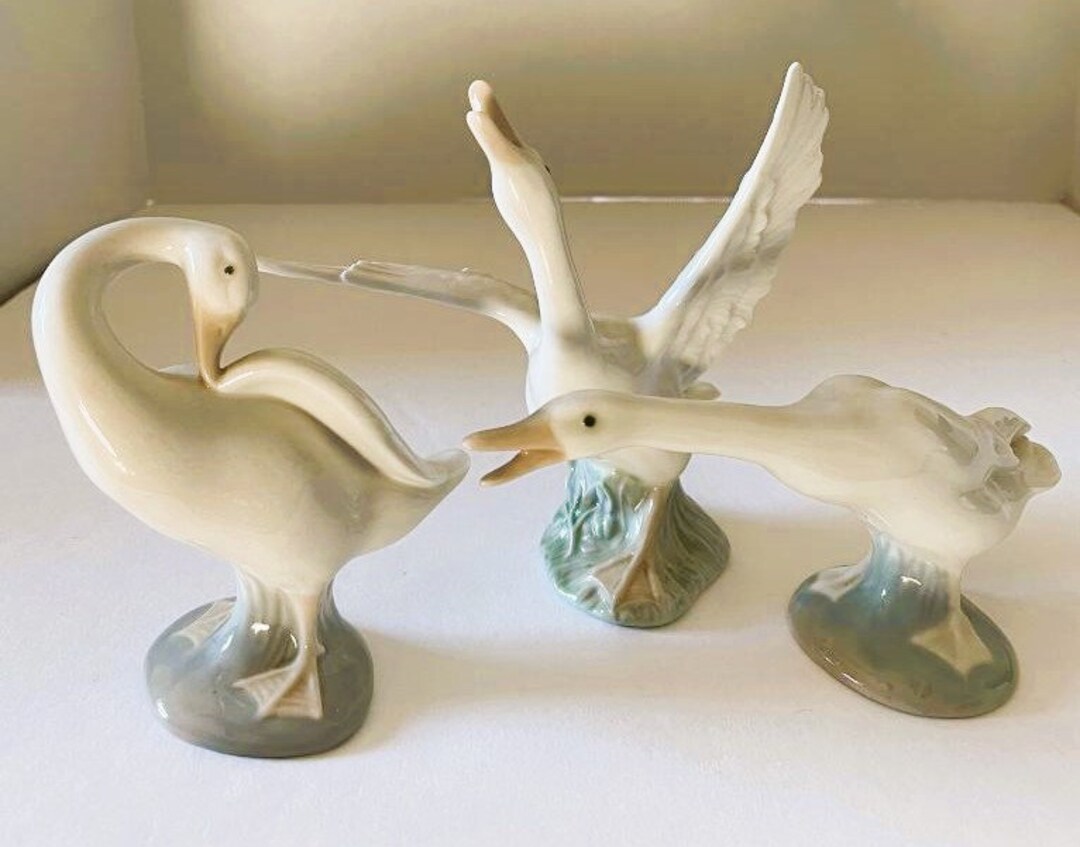 Lladro Porcelain Ducks 3 Poses Excellent Condition Vintage 1969-1974 ...