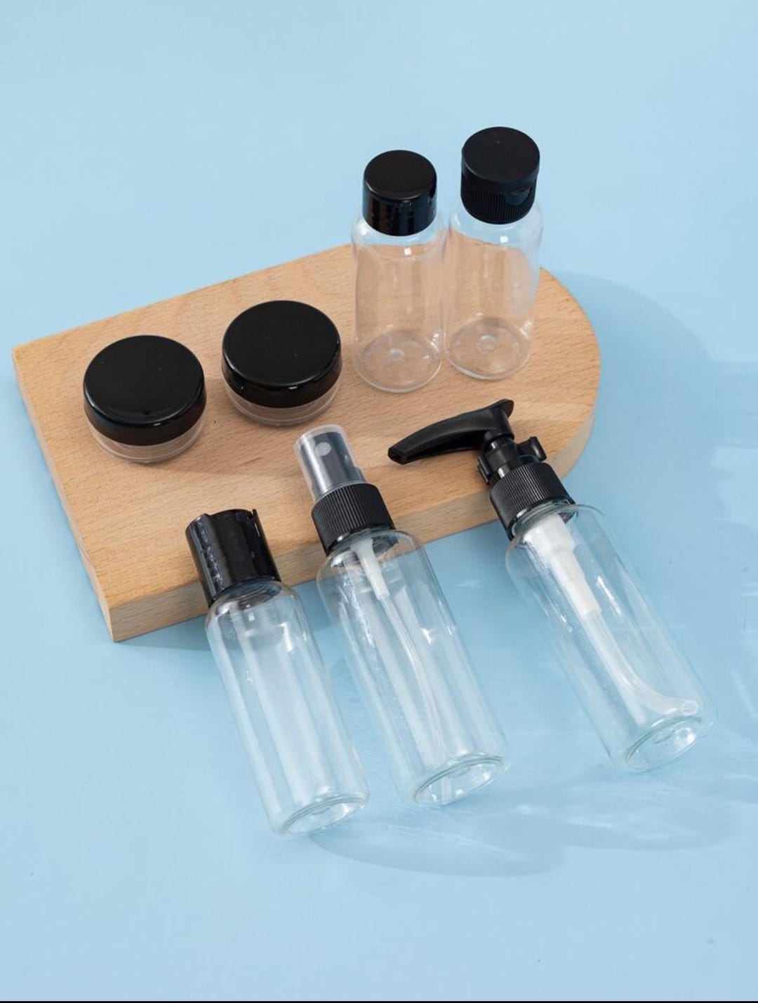 Set of 7 Travel Bottles, Empty Containers, for Skin Care - Etsy