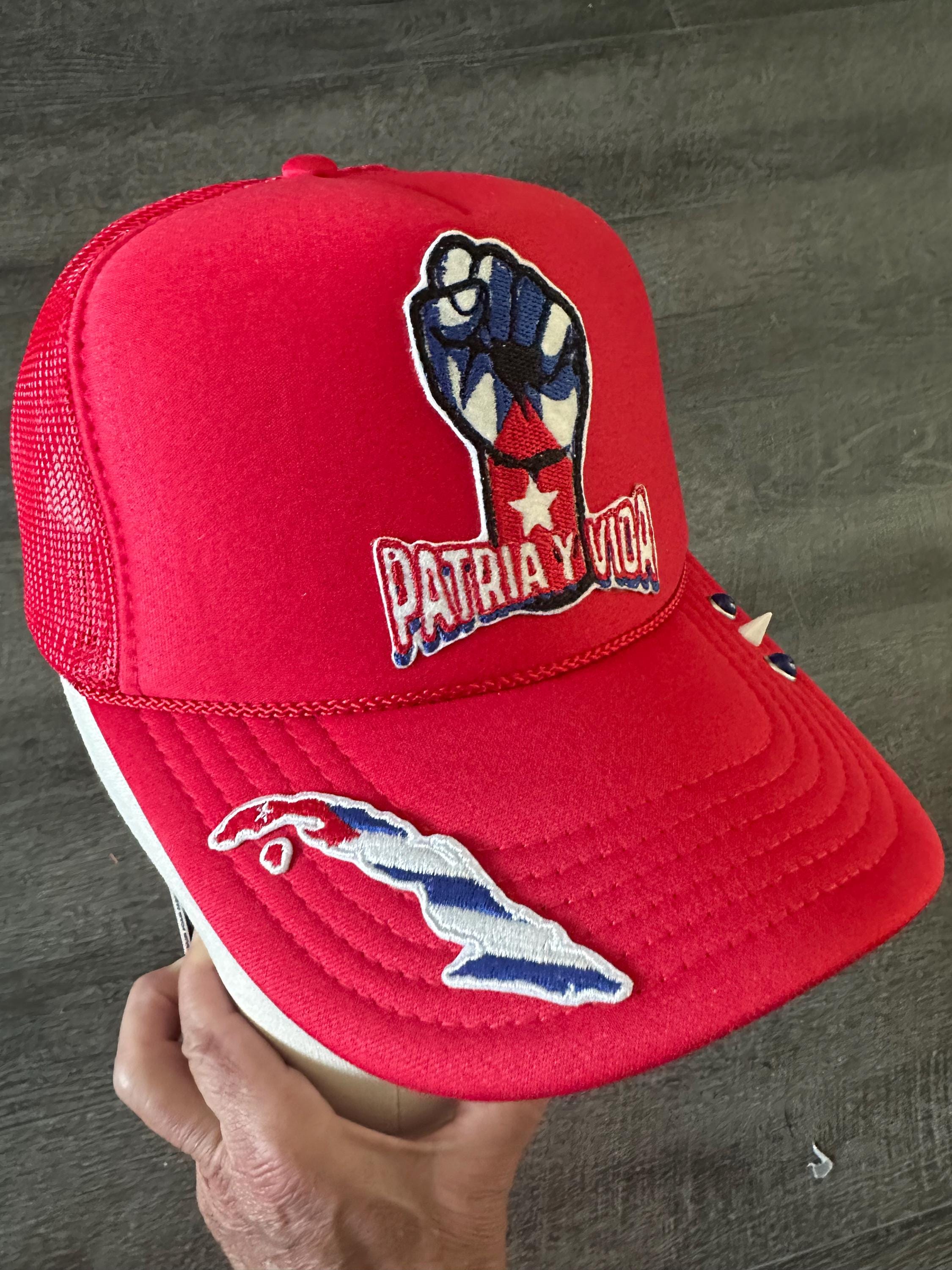 Trucker Hat--patria Y Vida, Cuba Libre, Gorra Sombrero Asere Que Bola ...
